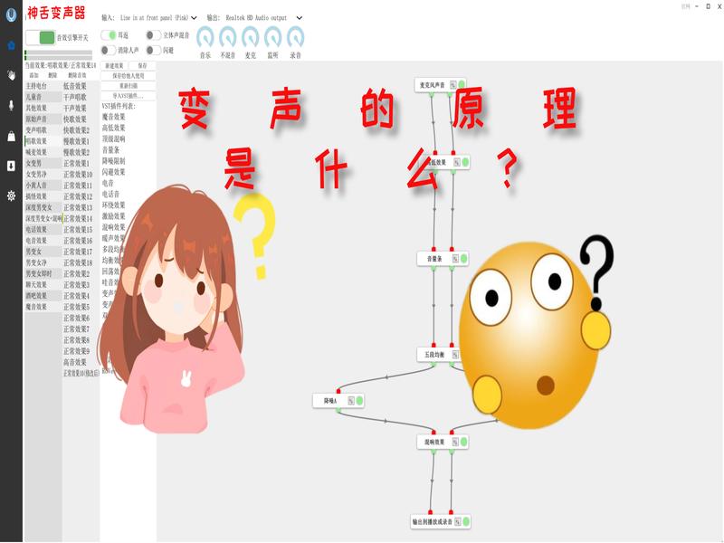 变声器变声的原理是什么？为什么软件效果之间差异这么大？
